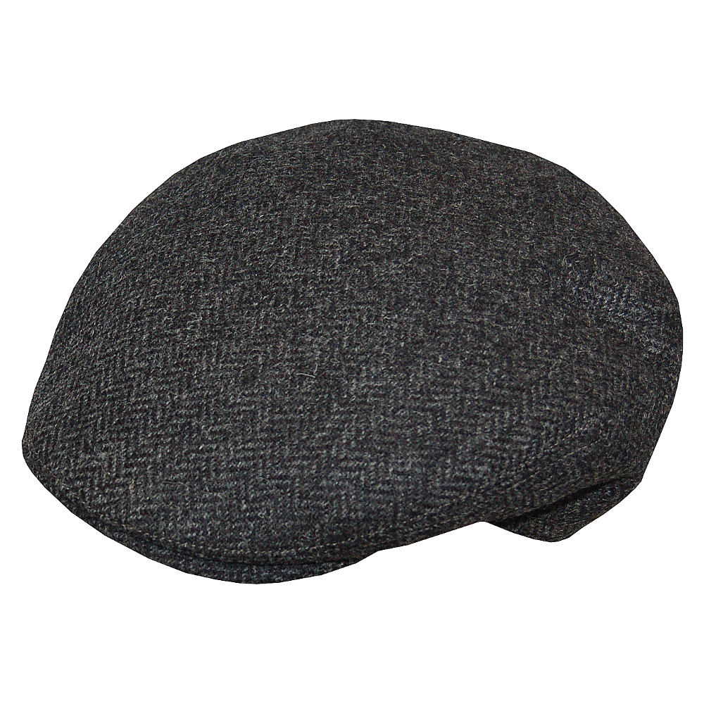 Jonathan Richard Grey Herringbone County Cap – DelMonico