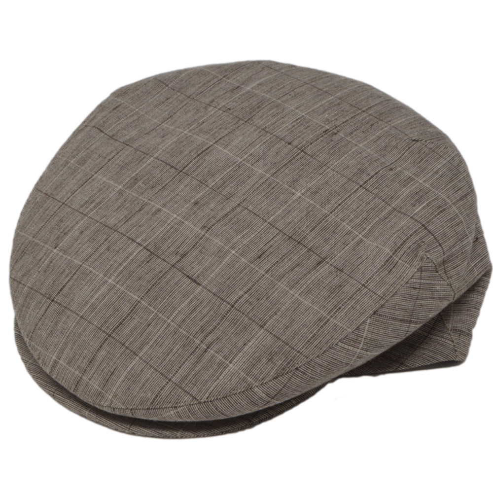 DelMonico Italian Ivy Linen Windowpane Cap – DelMonico